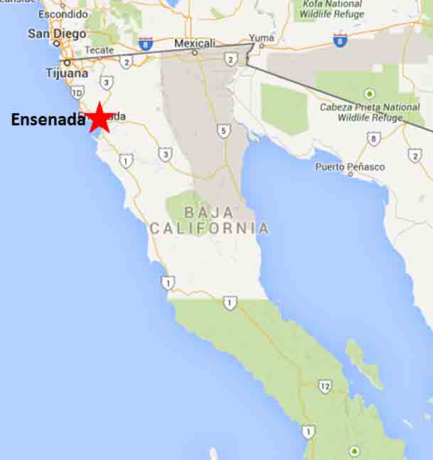 Ensenada Baja California – On the Road in Mexico